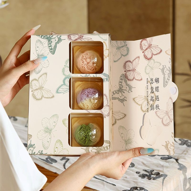2024 New Style Mooncake Gift Box Packaging Box Egg Yolk Crisp Mid ...