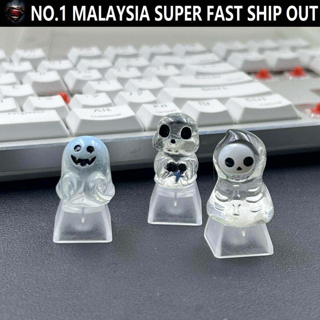 SP 1 Halloween Ghost Demon Keycap Cross Axis Mechanical Keyboard ...