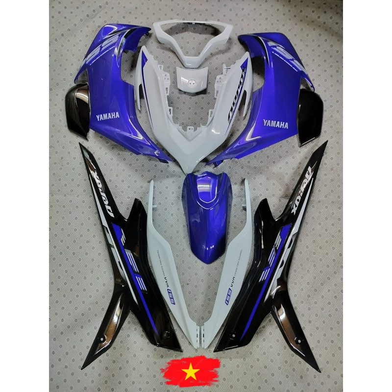 🇻🇳VIETNAM AEROX NVX V2 COVER SET BLUE-WHITE 💙 | Shopee Malaysia