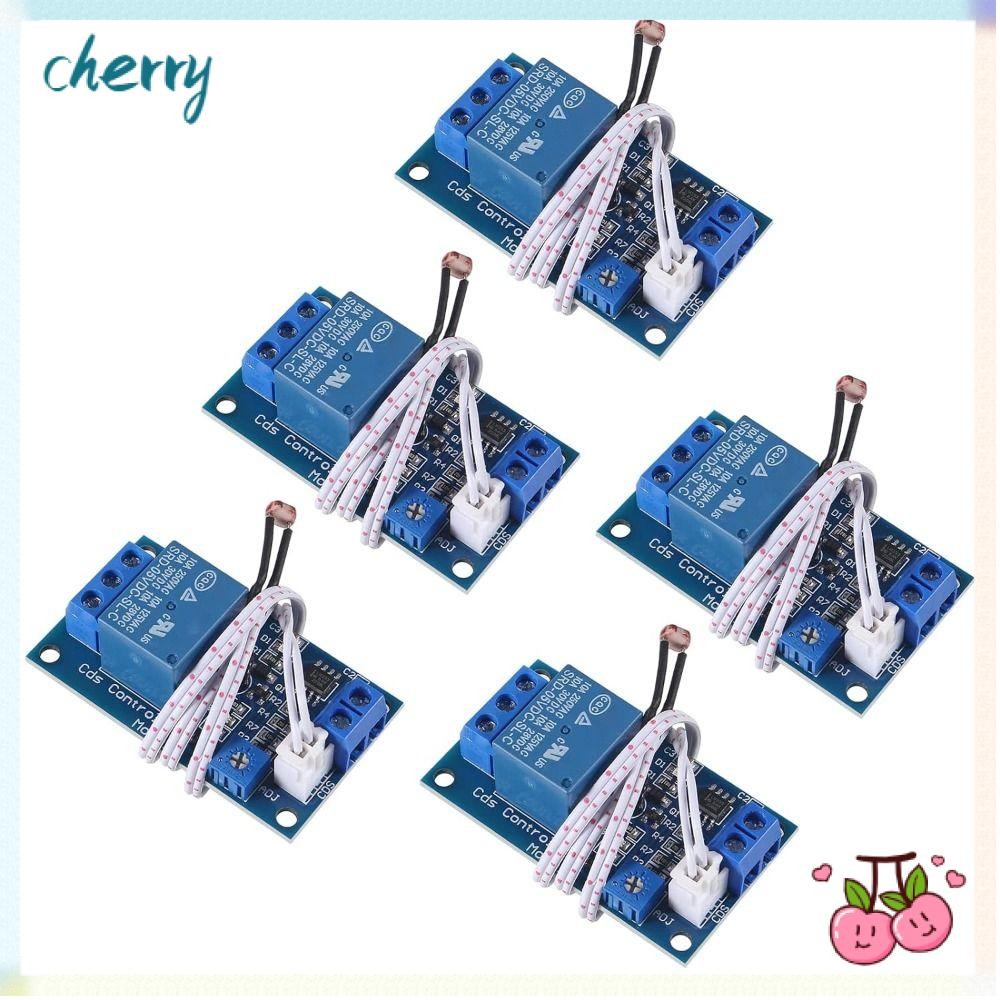 CHERRY 5pcs Light Control Switch, DC 12V XH-M131 Photoresistor Relay Module, Light Controlled ...