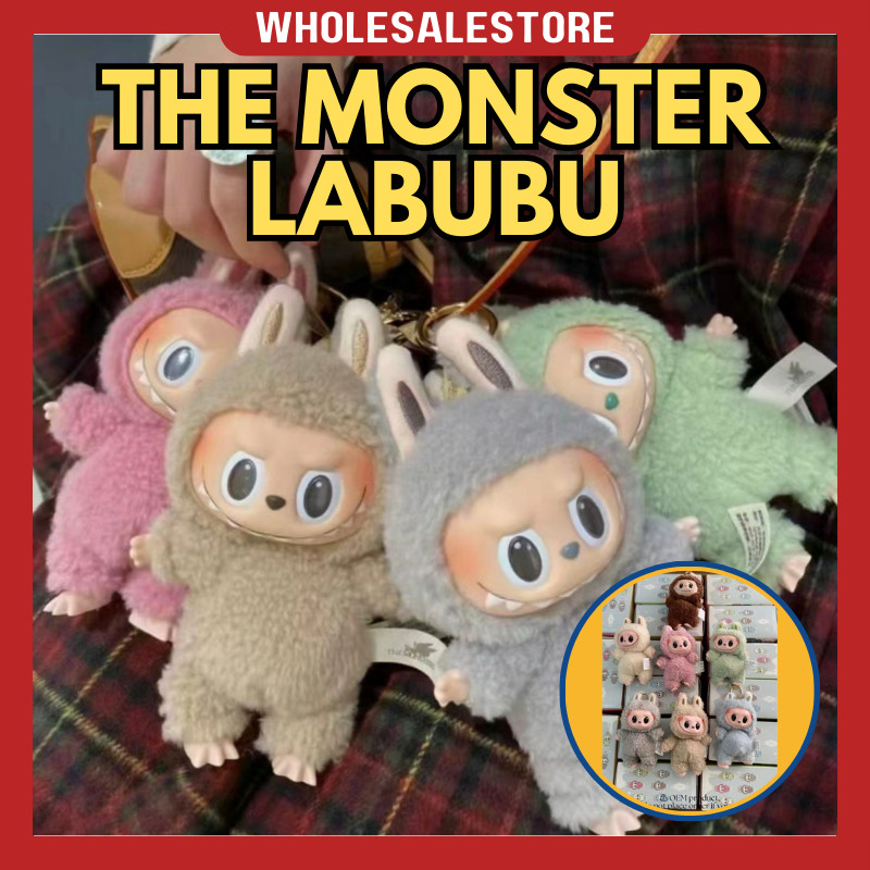 OEM The Monster Mystery Blind Box LABUBU Macaron Ethylene Face Series ...