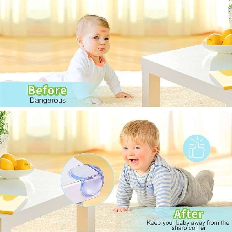 SIKU 3m Silicone Baby Safety Corner Glass Table Corner Elbow Protector ...