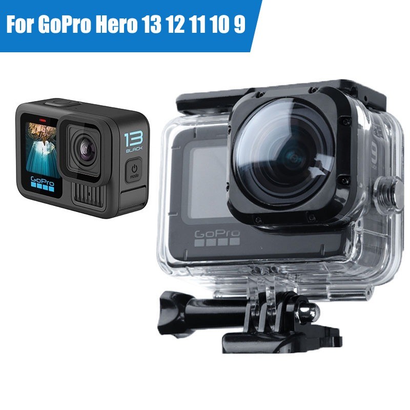 Waterproof Case For GoPro Hero 13 12 11 10 9 Underwater Diving Housing ...