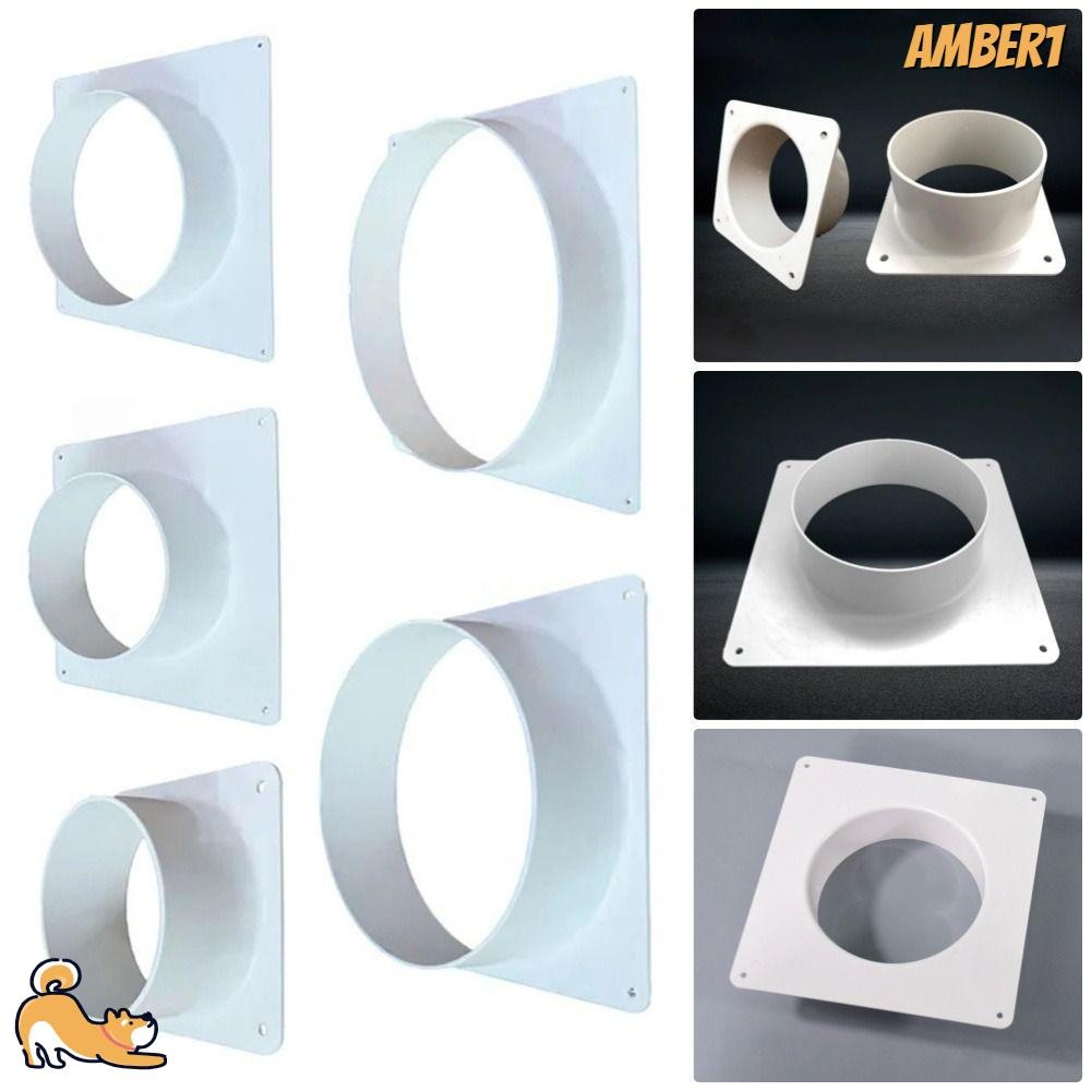 AMBER1 1Pcs Air Vent Duct Connector, Straight Flange Air Outlet Adapter ...