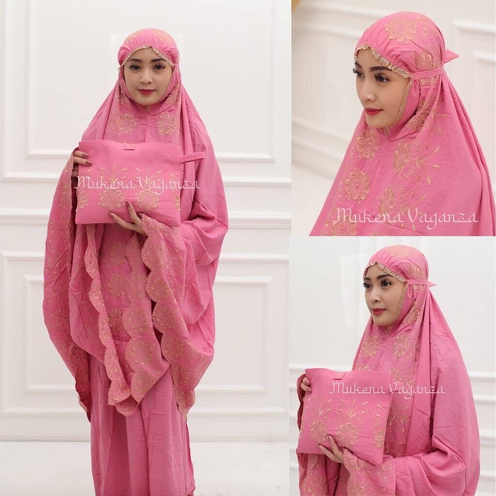 🔥 READY STOCK 🇲🇾🔥 Rasya #2 Telekung Cotton Rayon Embroidery Exclusive ...