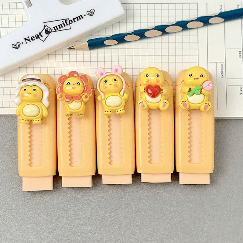 Original Good-looking Yellow Small Milk Dragon Push-Pull Retractable ...