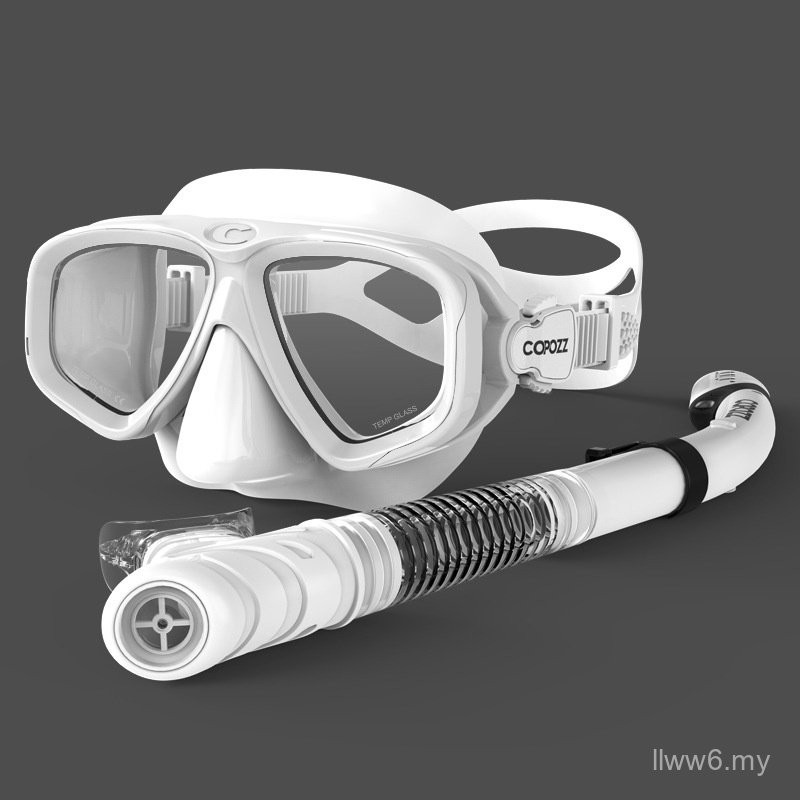 Peralatan snorkelling COPOZZ Sambo Selam Masker Breathe Set jenis penuh ...