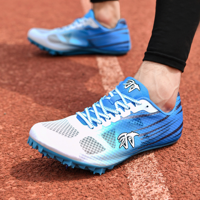 Men Women Professional Spike Shoes Long Jump Track And Field Running ...