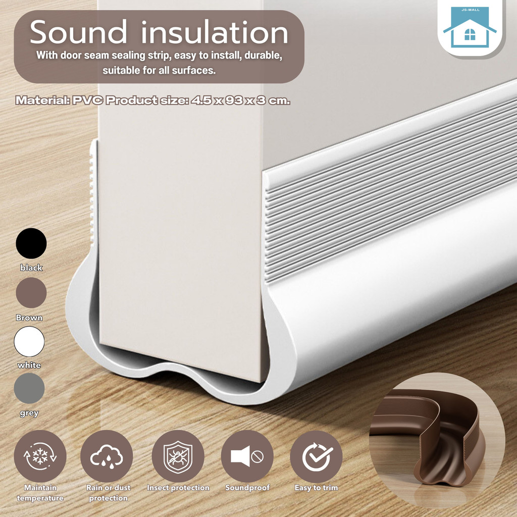 Adjustable Door Bottom Seal Strip Weather Strip Under Door Draft ...