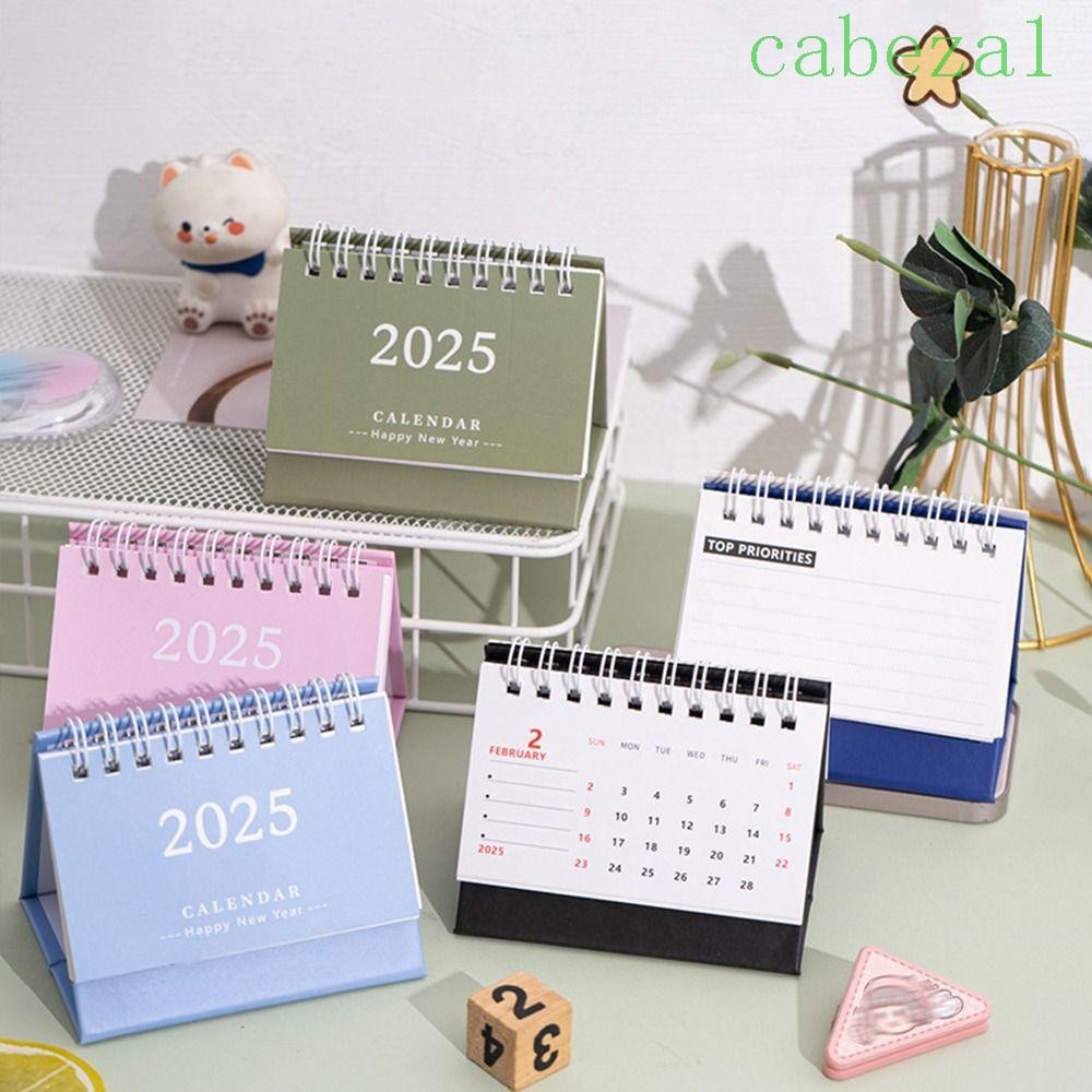 CABEZA 2024-2025 Calendar, Thick Creative Mini Desk Calendar, Gifts ...