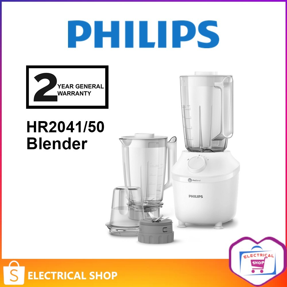 Philips 1L 3000 Series Blender HR2041/50 ProBlend System Blender (1L ...
