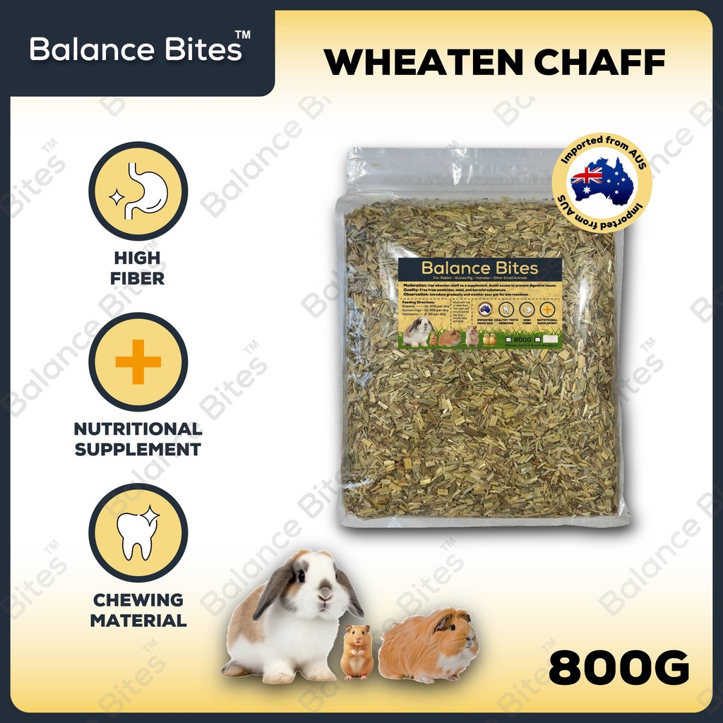 Balance Bites Premium Wheaten Chaff for Rabbit, Guinea pig, Hamsters ...