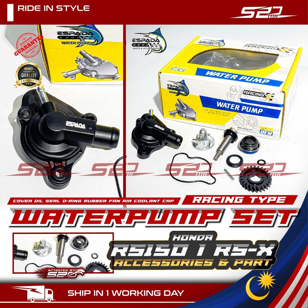 Waterpump Assy ESPADA RS150 RS-X 150 WINNER X Racing Water Pump Cover ...