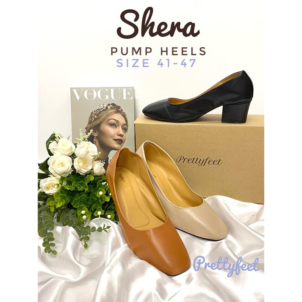 Prettyfeet SHERA Plus Size Heels Women - Kasut Tinggi Perempuan - Heels ...