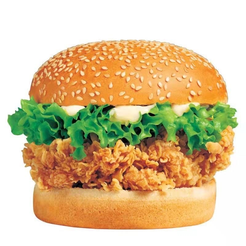 Orleans Burger Chicken Roll Spicy Chicken Thigh Burger Heating Instant ...