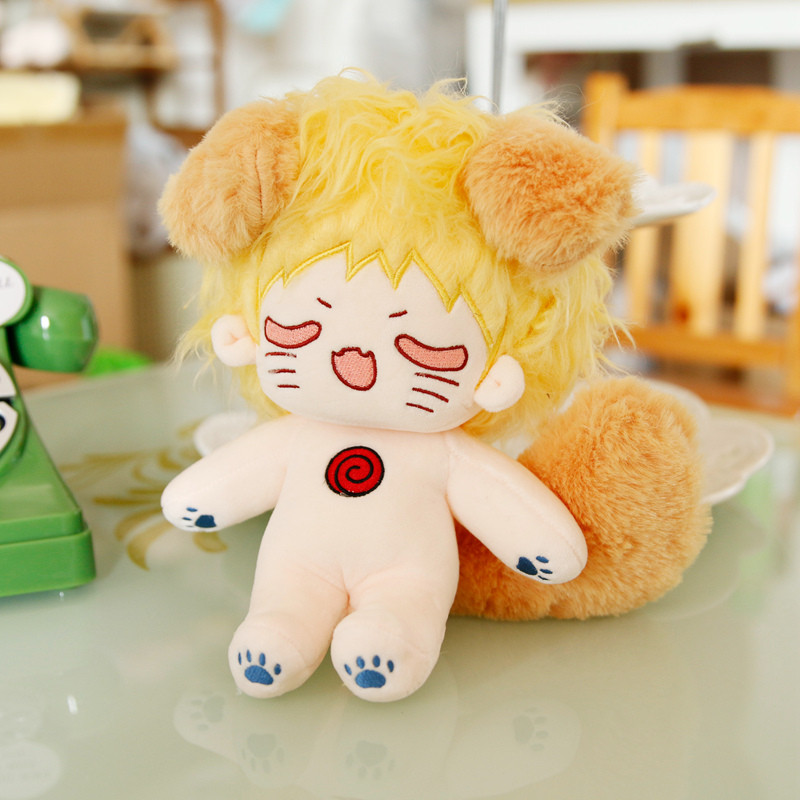 NARUTO Uzumaki Naruto Plush Uchiha Sasuke Toy Hatake Kakashi Doll ...