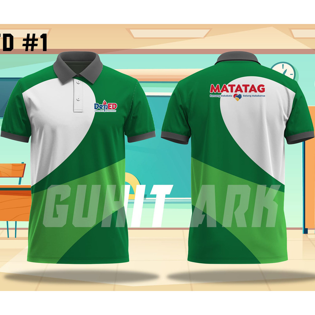 DEPED MATATAG POLO UNIFORM FULL SUBLIMATION POLO-Shirt FOR WOMEN AND ...