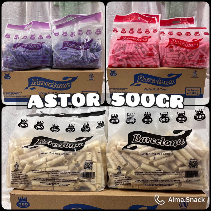 MINI ASTOR 500gram BARCELONA PACKAGING | Shopee Malaysia