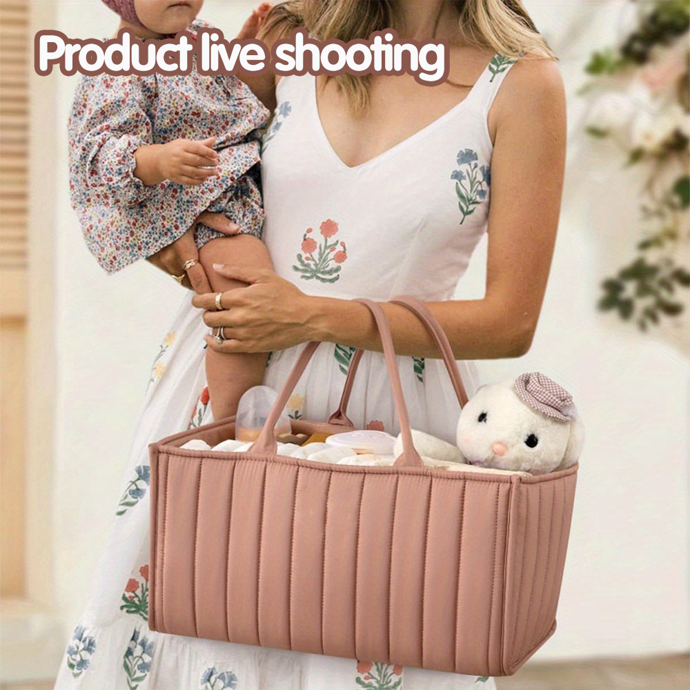 Nappy Mom Bag Large Portable Storage Tote Organizer Maternity Diaper ...