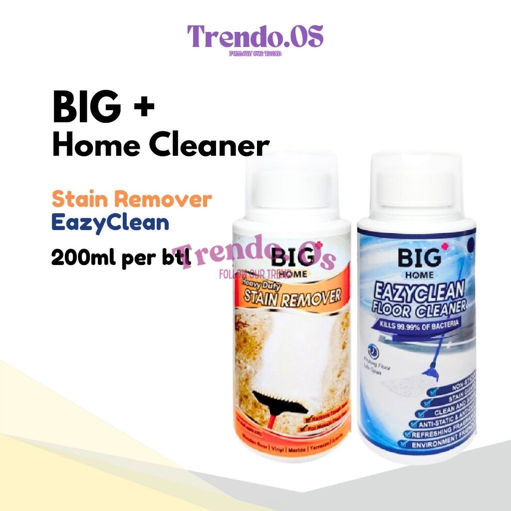 BIG PLUS HEAVY DUTY STAIN REMOVER + EAZYCLEAN FLOOR CLEANER LIQUID ...