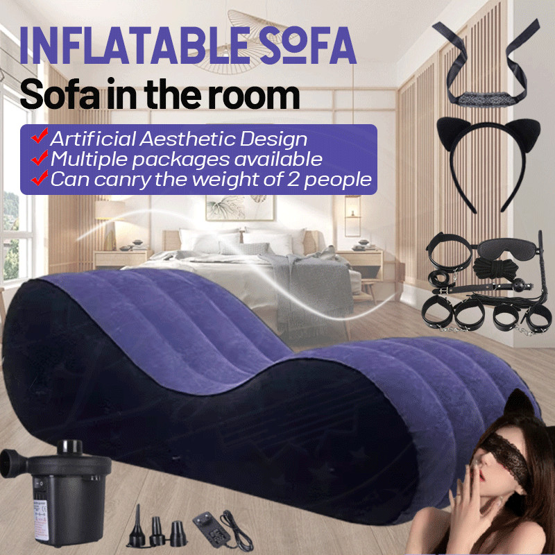 Inflatable Air foldable Sofa S Curve Lumbar support Sofa Relex Chair ...