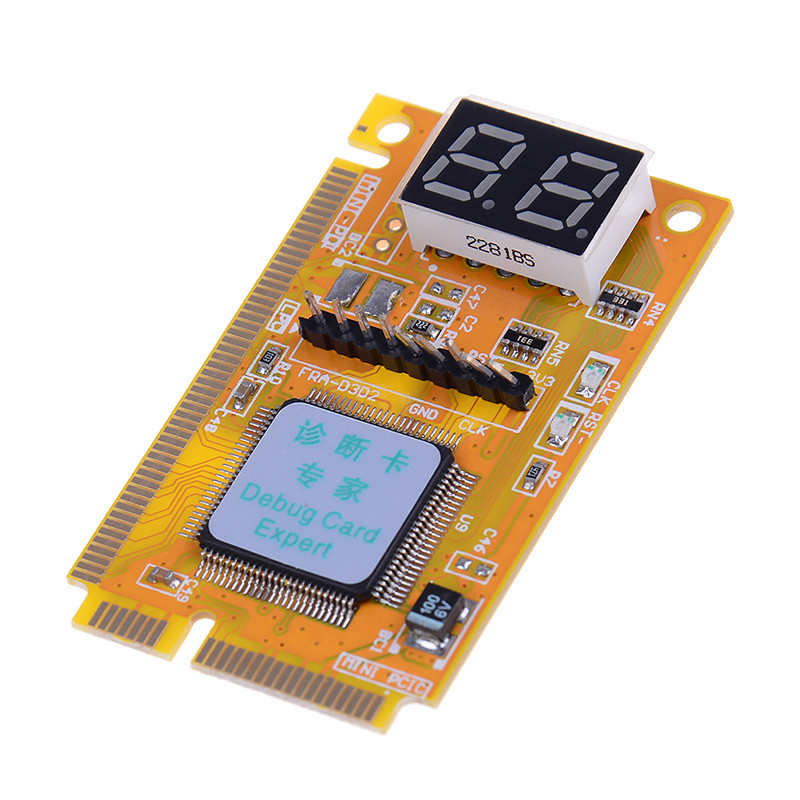 Ntmy 3in1 mini PCI PCI-E LPC PC laptop analyzer tester diagnostic post ...