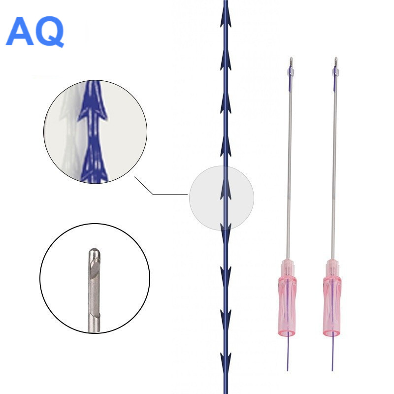 20 Pack Facelift PDO Thread 18G 100mm Fishbone Tooth Wire with Blunt ...