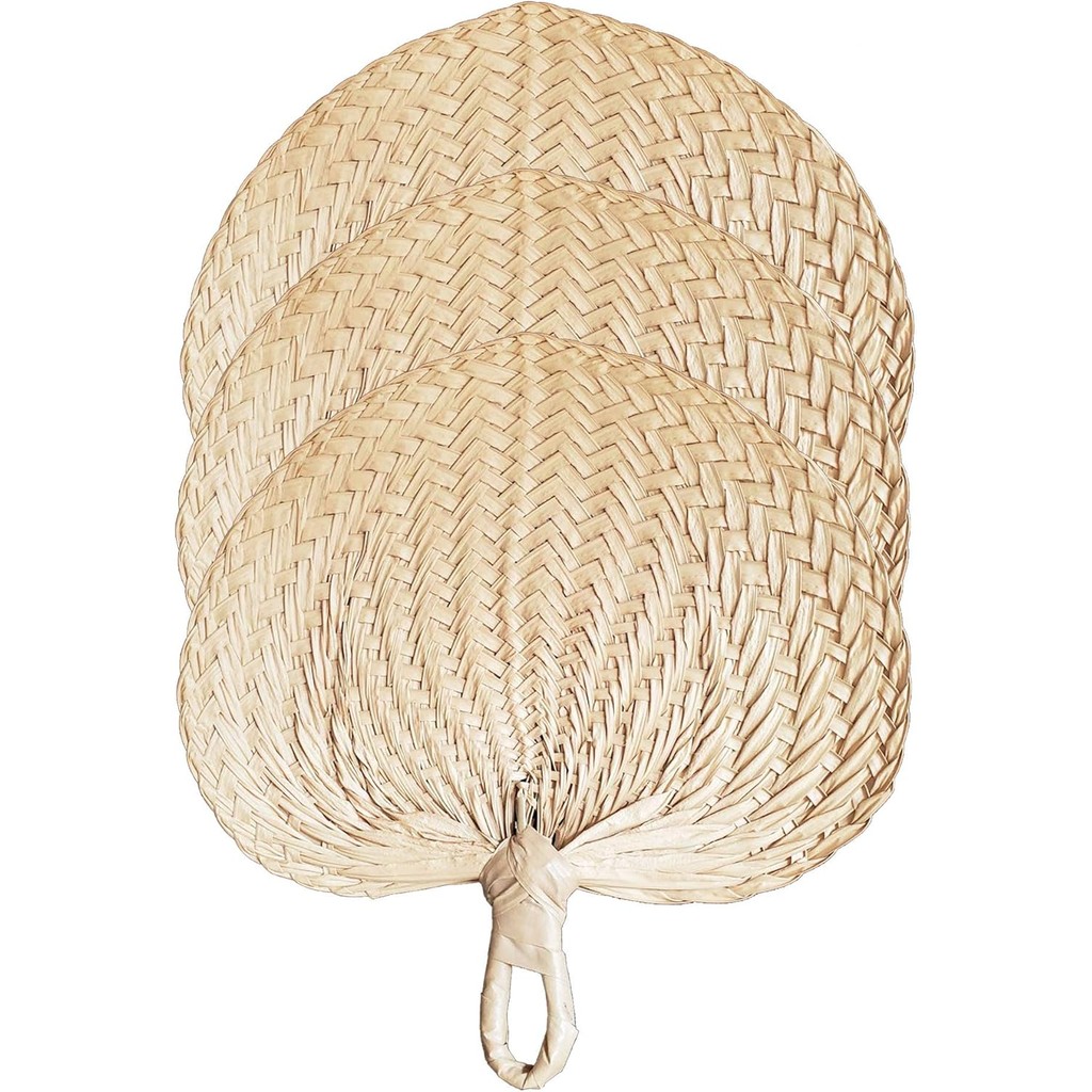 TULAY Filipino Hand Fan, Abaniko, Pamaypay, Native Anahaw, Palm Leaf ...