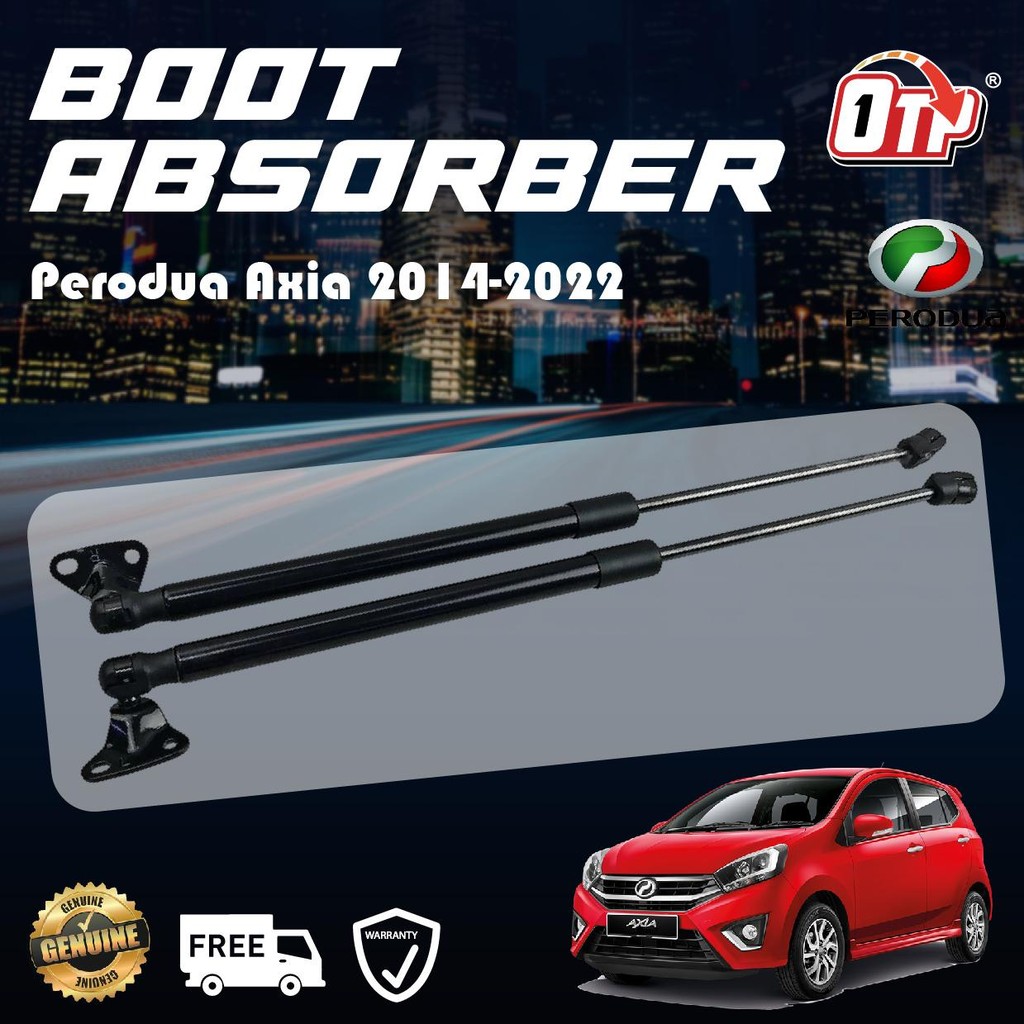 Perodua Axia All Model Rear Bonnet Damper Boot Absorber Gas Spring Set ...