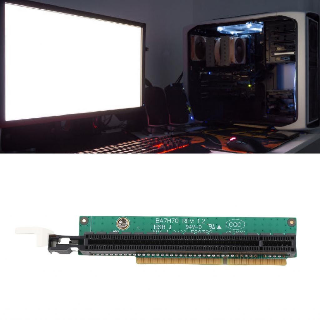 honglai8-my PCI E Graphic Card Adapter Tiny 5 PCIE16 Riser Support I350 ...