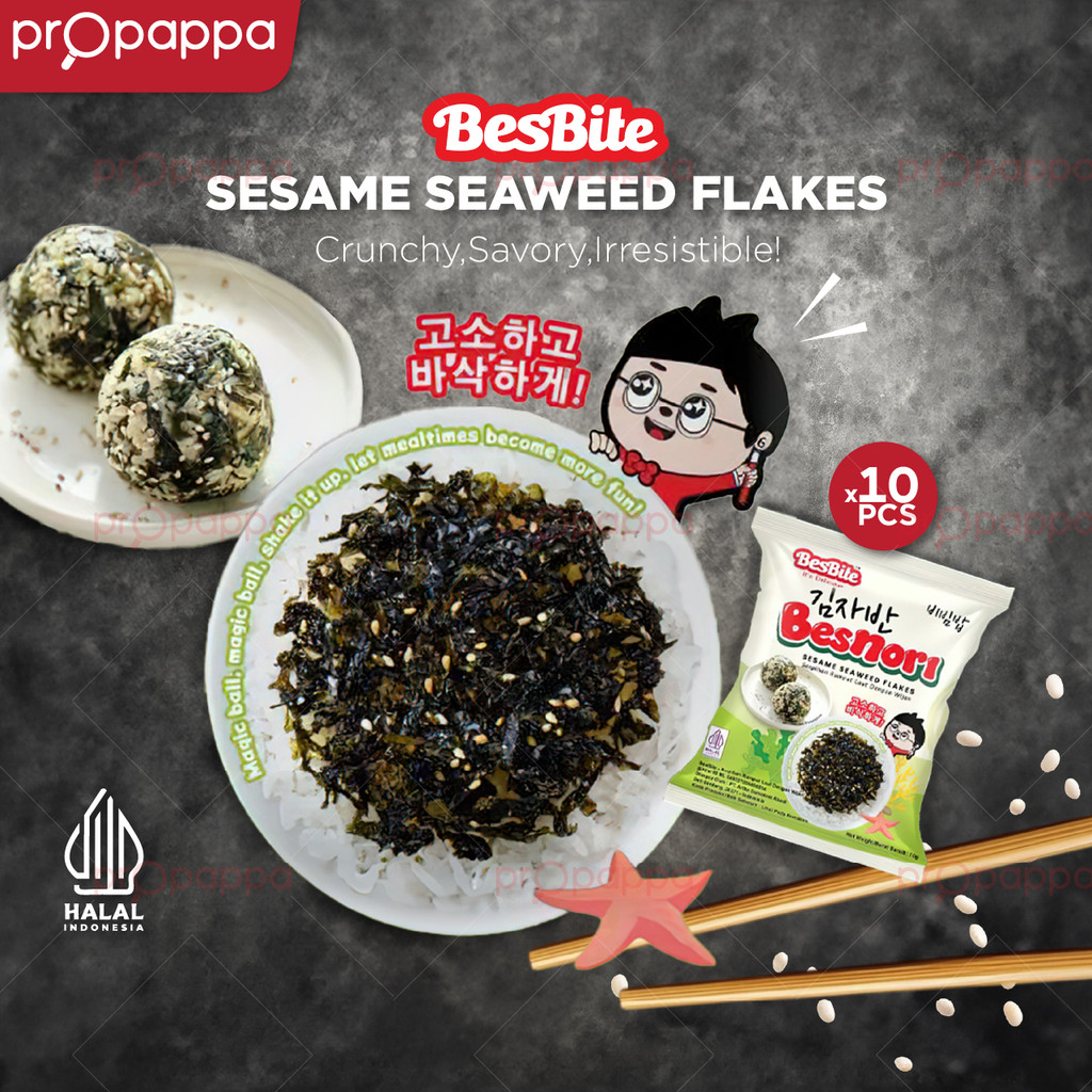 Propappa - Bibimbap Sesame Seaweed Flakes | Serpihan Rumpai Laut Dengan ...