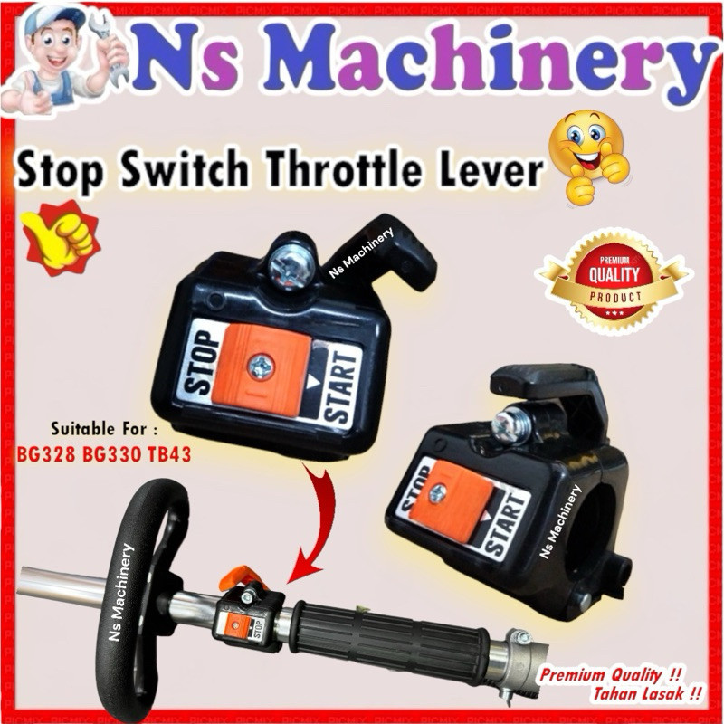 BG328 Tu43 Tb33 Brush Cutter Stop Switch Throttle Lever BG328 TL33 TL43 ...