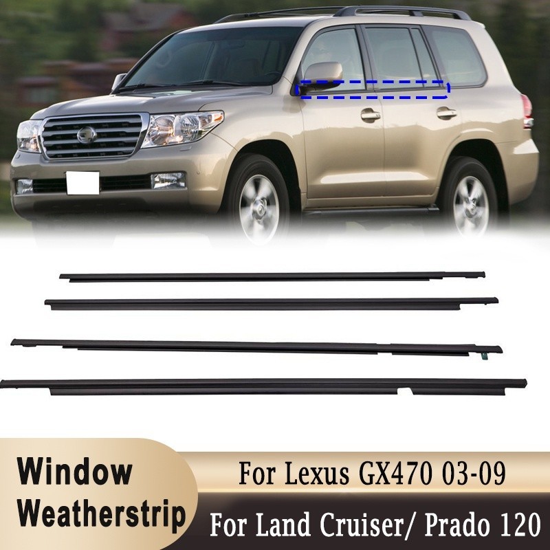 Window Weatherstrips Side Window Moulding Rubber Trim Seal For Toyota ...