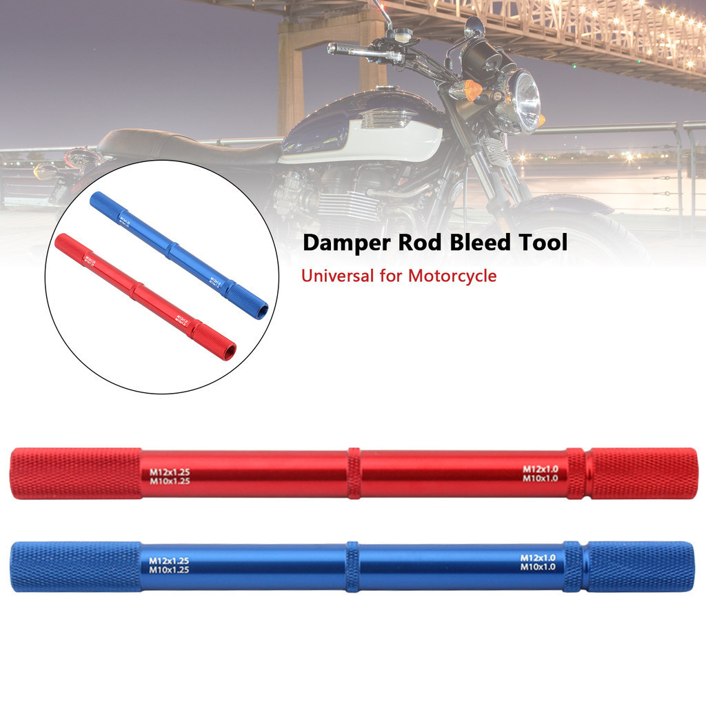 Universal Motorcycle Fork Bleed Tool Diy Suspension Repair Damper Rod ...