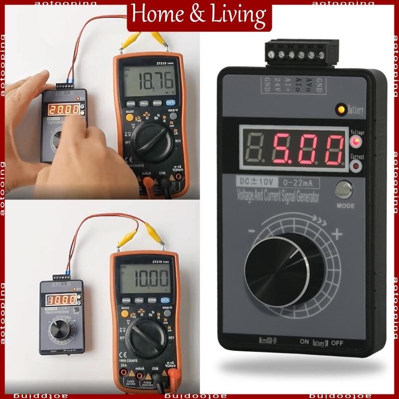 AOTO Upgraded Signal Generator Source Simulator Meter 0-10V 0-22mA ...