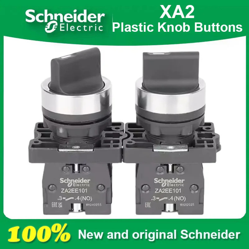 100% New and Original Schneider XA2ED21 XA2ED33 XA2ED41 XA2ED53 XA2ED25 XA2 Series Plastic Knob ...