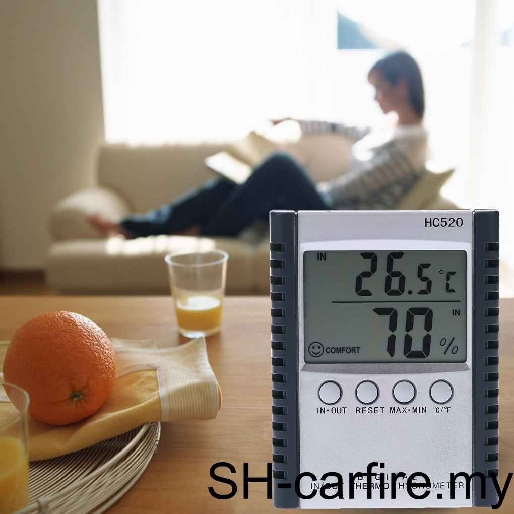 HC520 Digital In/Out Thermometer Hygrometer Temperature Station Meter ...