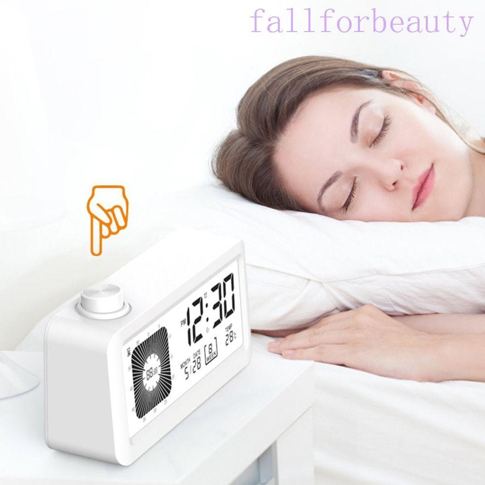 FALLFORBEAUTY 60 Minute Visual Timer, Silent Calendar Temperature ...