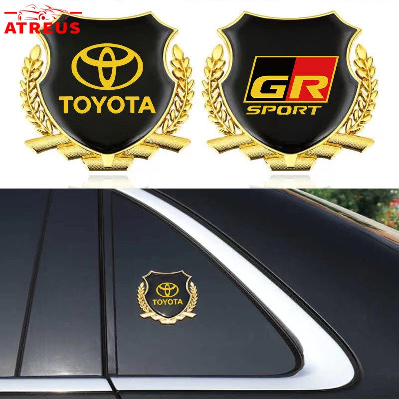 Toyota GR Car Decoration Stickers Appearance 3D Stereo Car Sticker Side ...