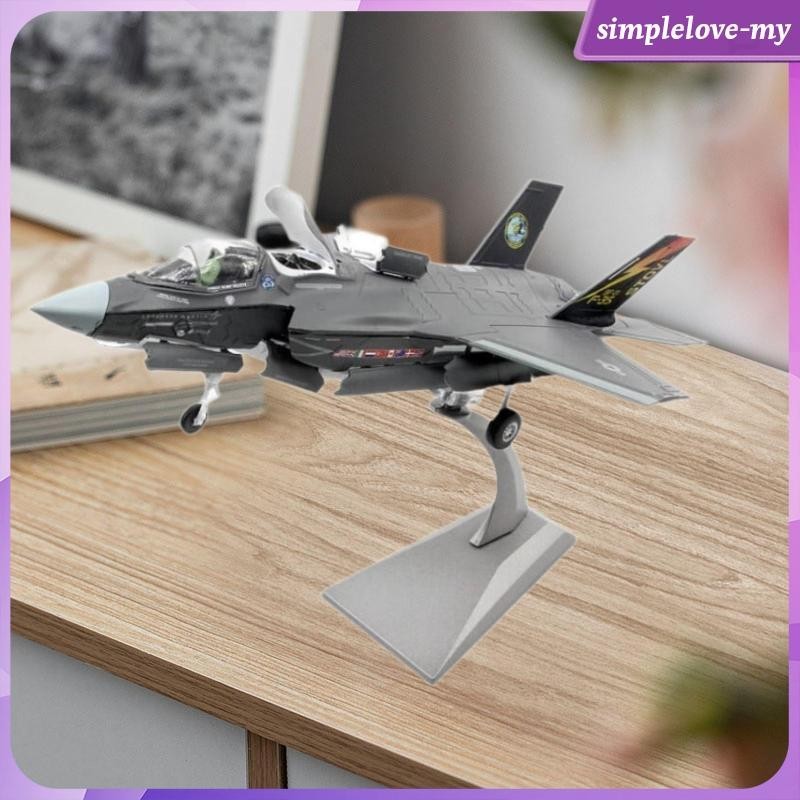 [SimpleloveMY] 1/72 Scale F35 Jet Model Gift Aircraft Model for Bar ...