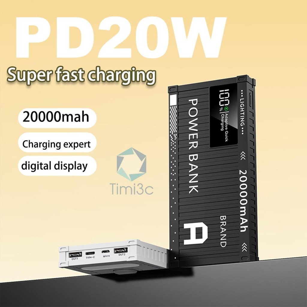 Power Bank PD22.5W Fast Charging 20000mAh Khas Untuk Telefon Huawei ...