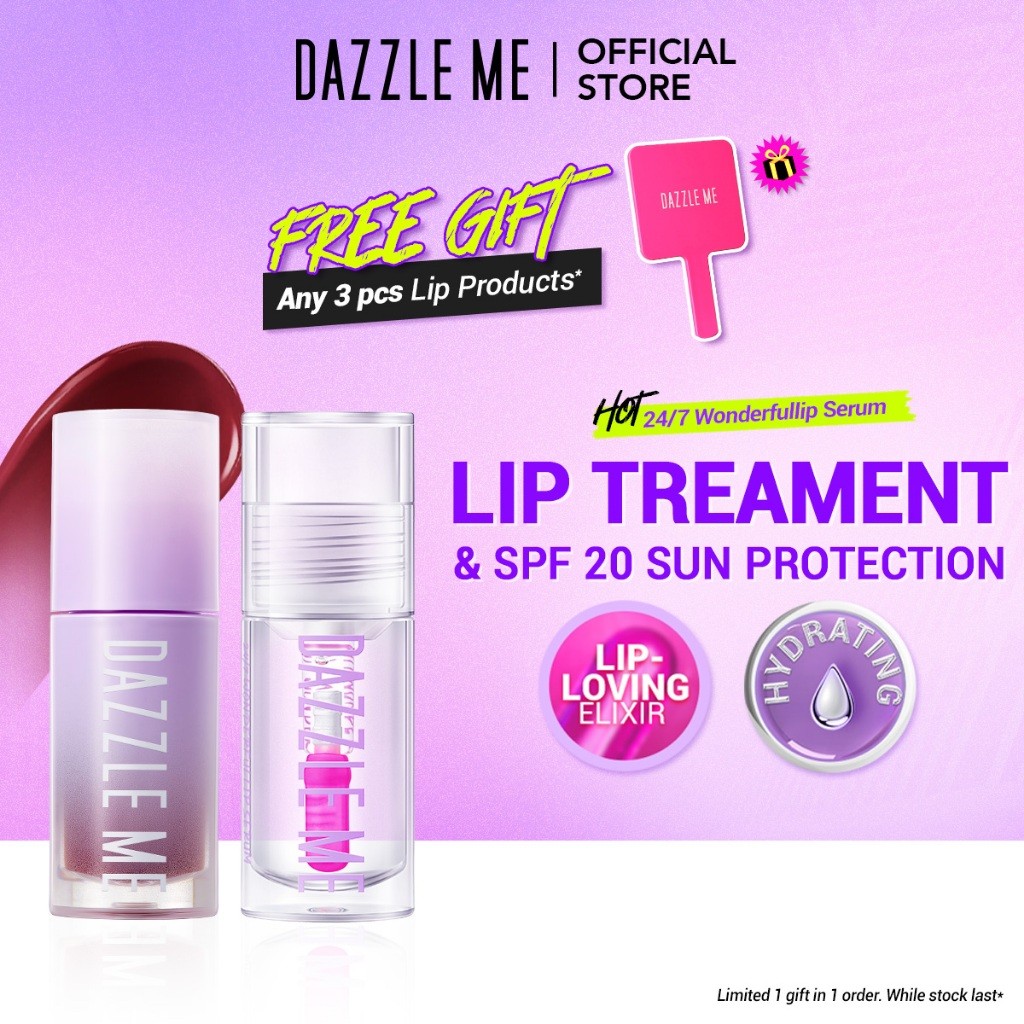 DAZZLE ME 24/7 Wonderfullip Serum Hydrate Lips with Color Changing Lip Serum 2g | Shopee Malaysia