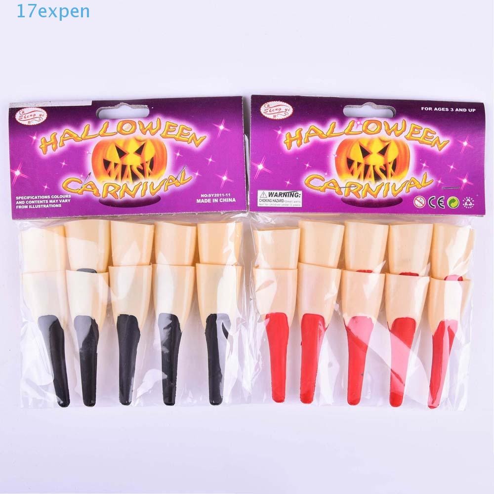 EXPEN Zombie Witch Finger Set, Ghost Scary Halloween Fake Fingers ...