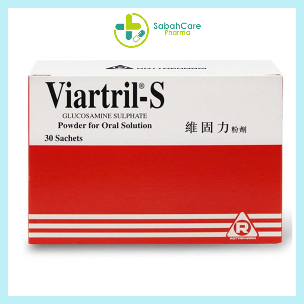 SABAHCARE VIARTRIL-S 1500MG SACHET 30'S (CRYSTALLINE GLUCOSAMINE ...