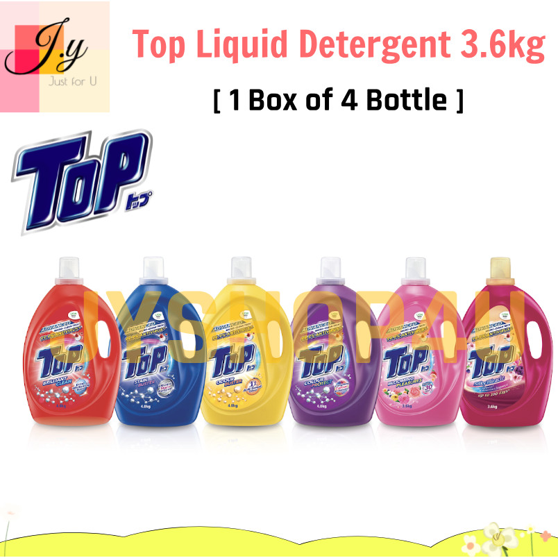 READY STOCK!!! Top Liquid Detergent - 7 Variants 3.6kg Super Hygienic ...