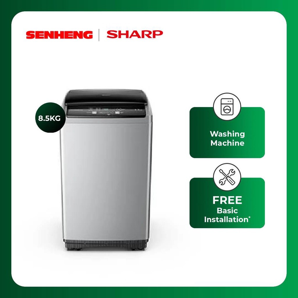 Sharp 8.5KG Top Load Washer SHP-ES821X | Shopee Malaysia