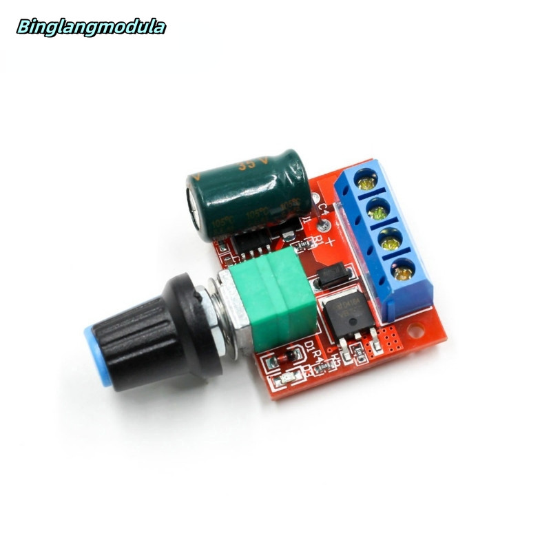 Mini 5A 90W PWM DC Motor Speed Controller Module DC-DC 4.5V-35V ...