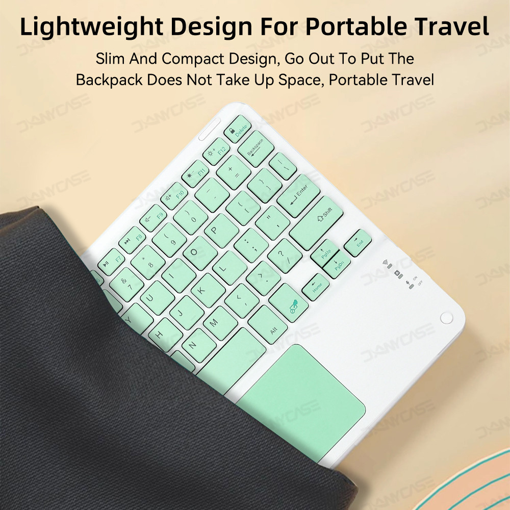 (AD)Universal Wireless Rechargeable Touch Keyboard, Square Keycap ...