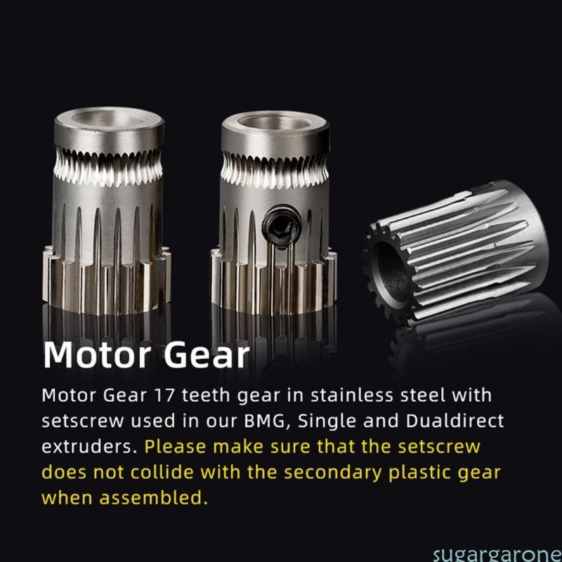 Sugar Dual Extrusion Gear Set for Professional 3D Printing for DIY ...