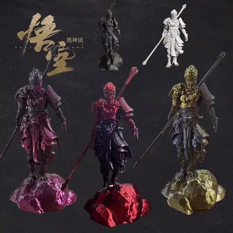 20cm Black Mythical Sun Wukong Handheld Model Ornament Advanced ...